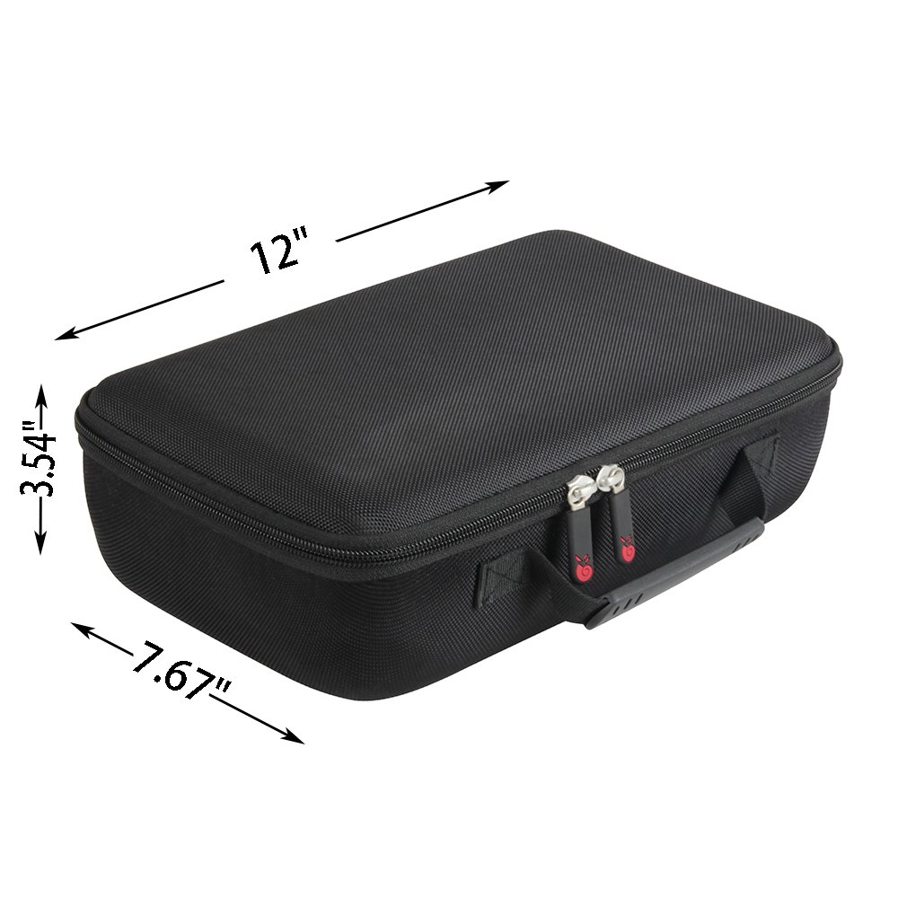 Hermitshell Hard Travel Case for DRJ Professional 7500Lumens Mini Projector (Black)
