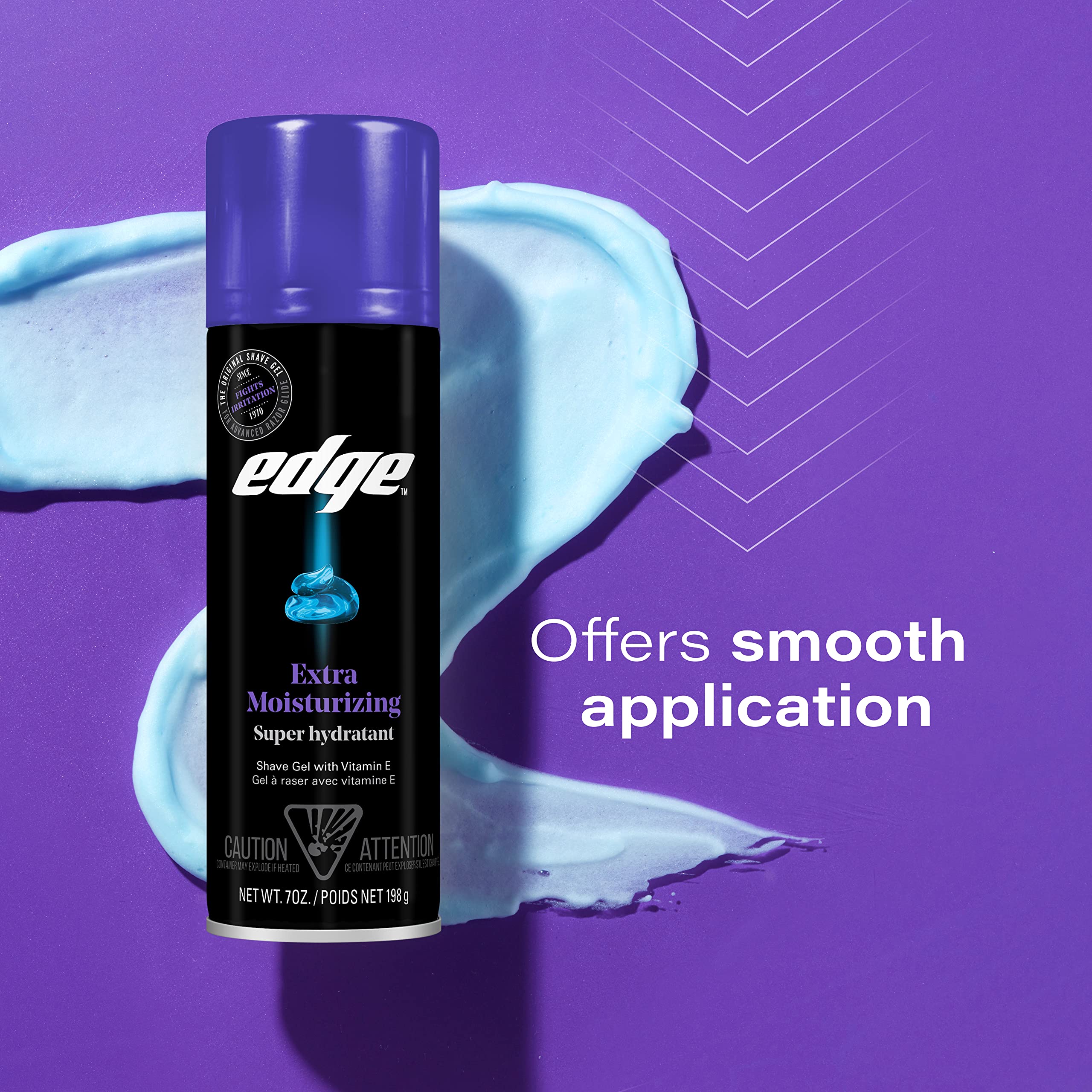 Edge Shave Gel for Men Extra Moisturizing Twin Pack - 7 Ounce