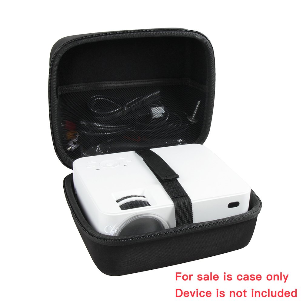 Hermitshell Hard Travel Case for TOP Vision T21 4000L / H o m p o w T20 5500L / DBPOWER L12 3000L, RD820 3500 Lux,PJ0711 2800Lux Mini Projector