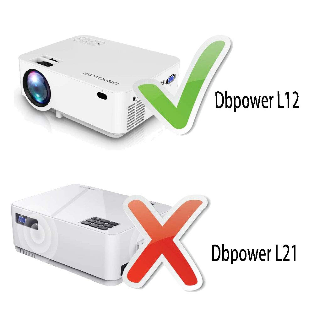 Hermitshell Hard Travel Case for TOP Vision T21 4000L / H o m p o w T20 5500L / DBPOWER L12 3000L, RD820 3500 Lux,PJ0711 2800Lux Mini Projector