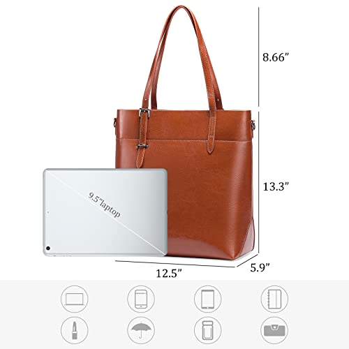 FALAN MULE Handbags Wallet for Women Genuine Leather Tote Bags Top Handle Satchels Adjustable Straps Shoulder Bag