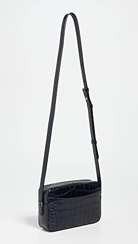 Smythson Women's Small Camera Bag, Navy, Blue, One Size
