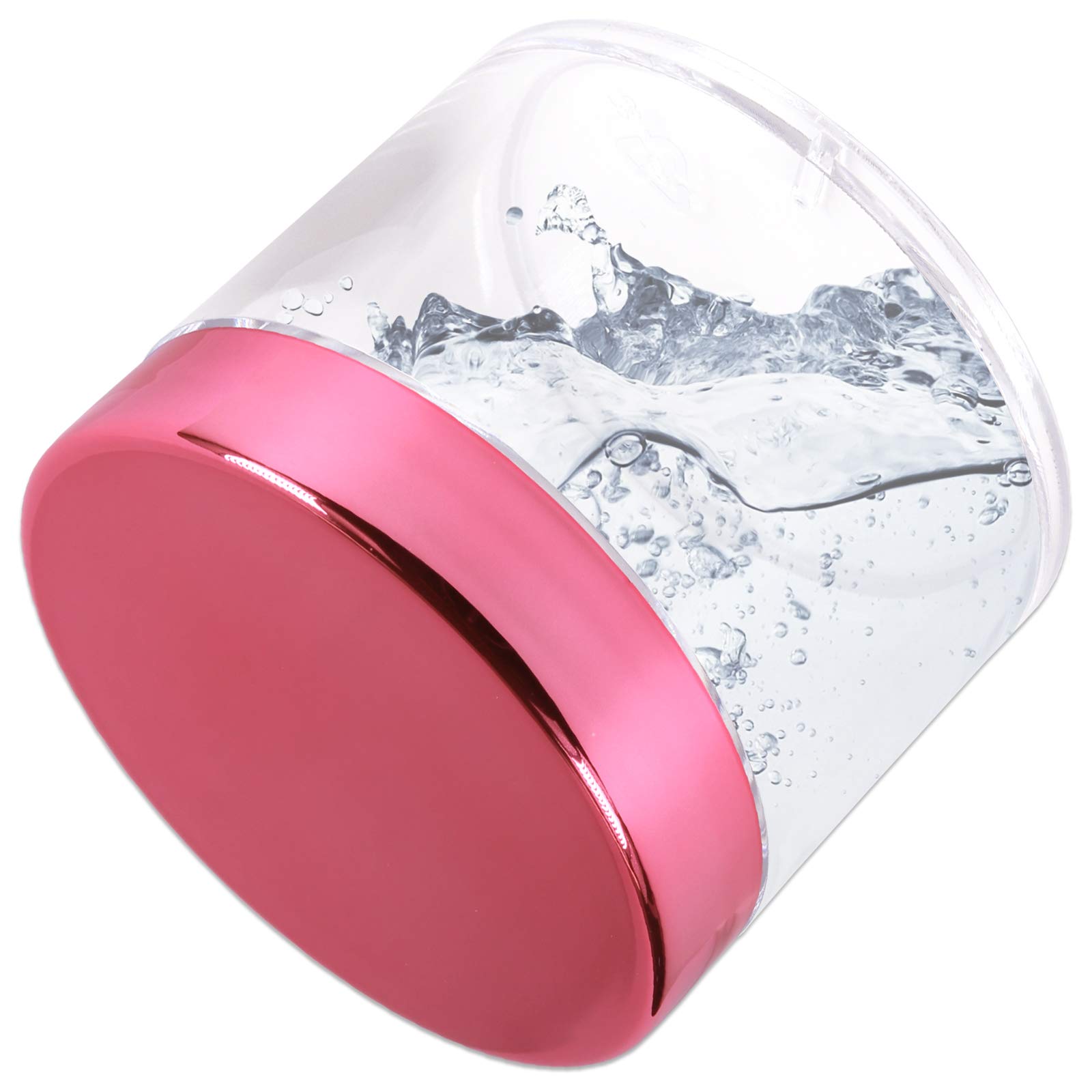 Beauticom 2 oz./ 60 Grams/ 60 ML Thick Wall Round Clear Plastic LEAK-PROOF Jars Container with ROSE GOLD Lids for Cosmetic, Lip Balm, Creams, Lotions, Liquids (36 Jars, Rose Gold)