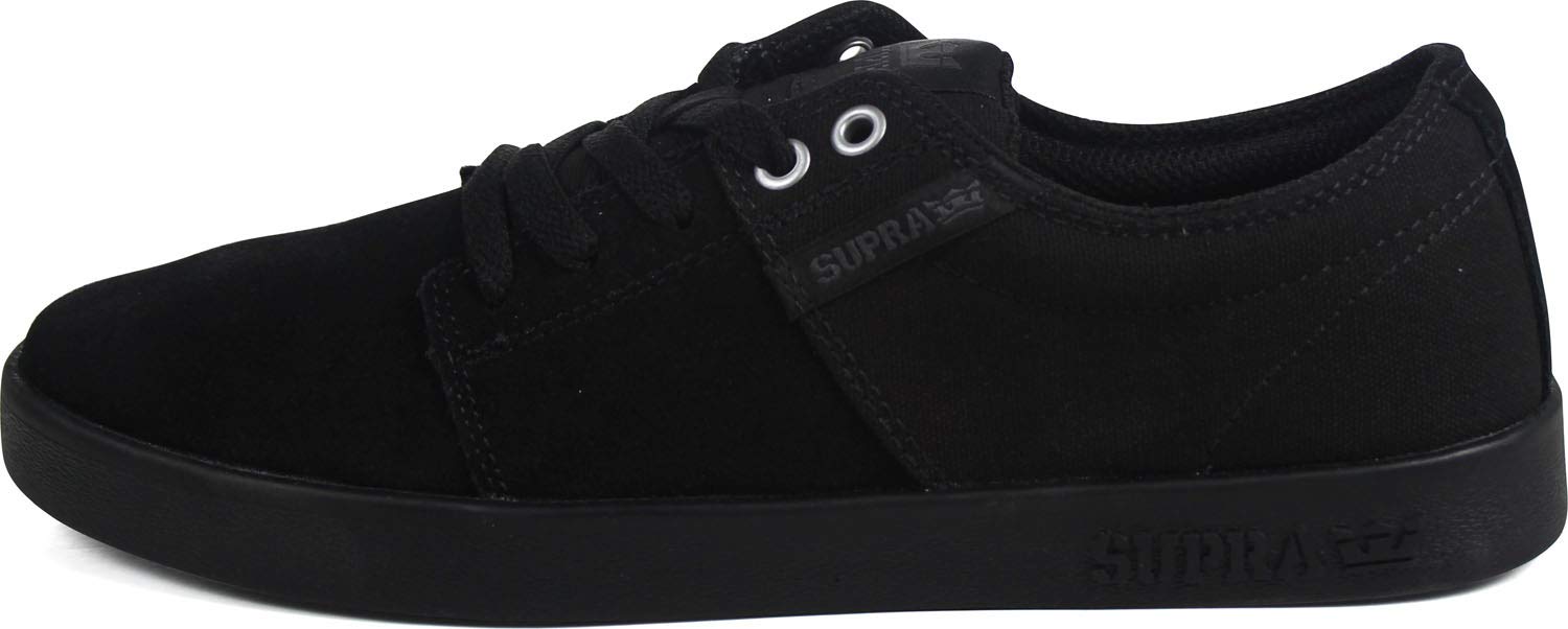 Supra Men's Skateboarding Shoes, Black Black M 8, 7