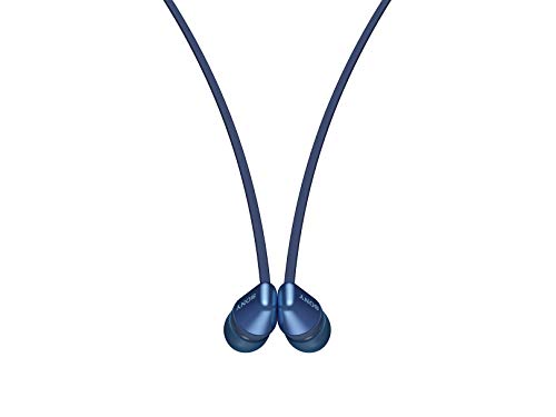Sony WI-C310 Wireless in-Ear Headset/Headphones with Mic for Phone Call, Blue, Model Number: WI-C310/L