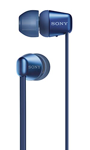Sony WI-C310 Wireless in-Ear Headset/Headphones with Mic for Phone Call, Blue, Model Number: WI-C310/L