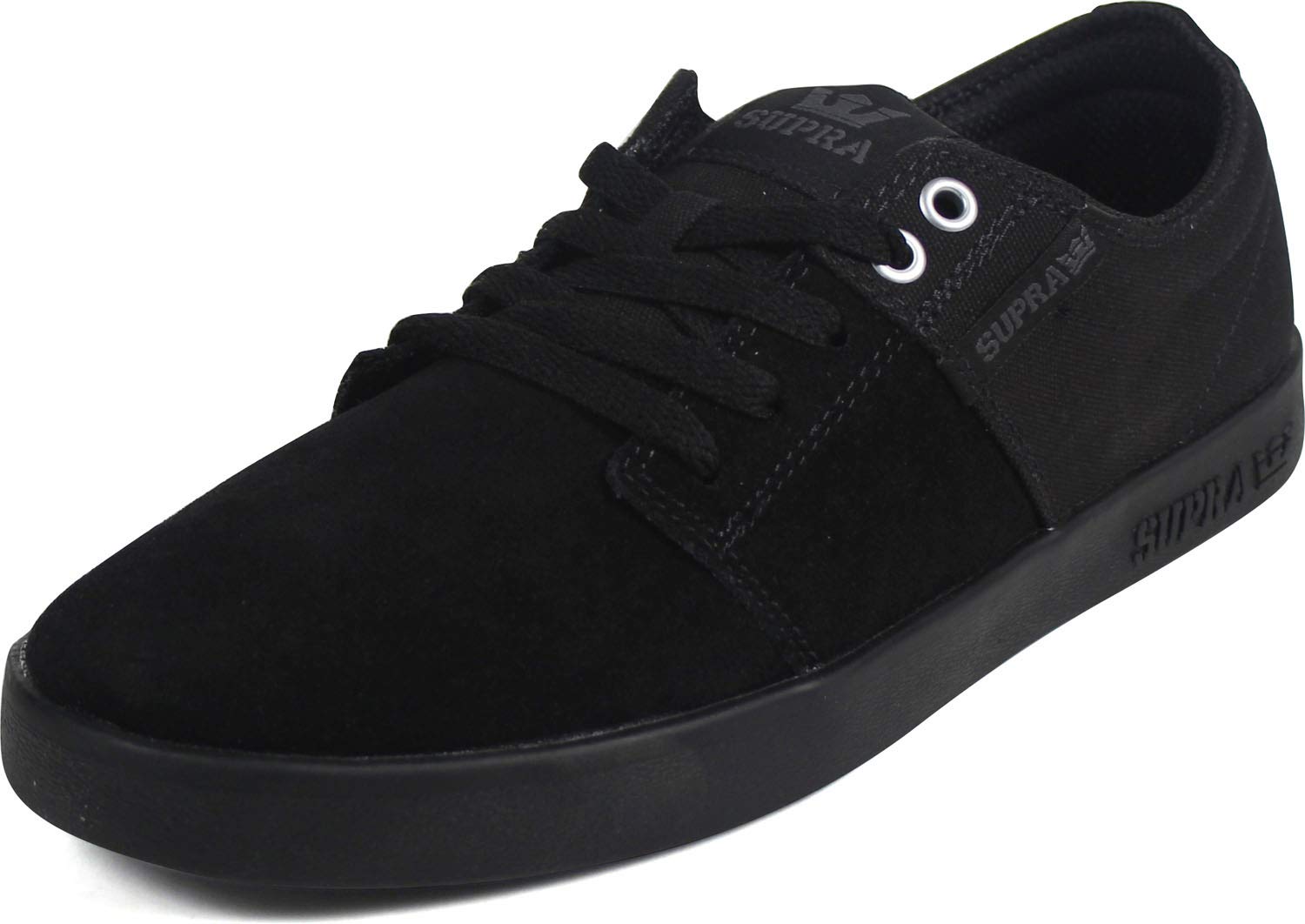 Supra Men's Skateboarding Shoes, Black Black M 8, 7