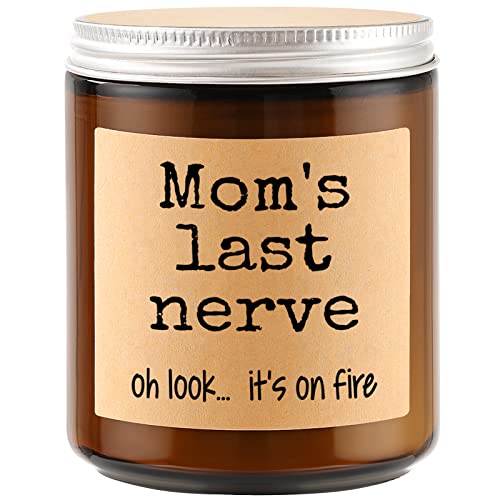 Gifts for Mom from Daughter Son, Funny Birthday Gifts for Mom, Mother's Day Gifts from Daughter Son, Thanksgiving Christmas Valentines Day Gifts for Women Mom Mother Stepmom - Lavender Scented Candles