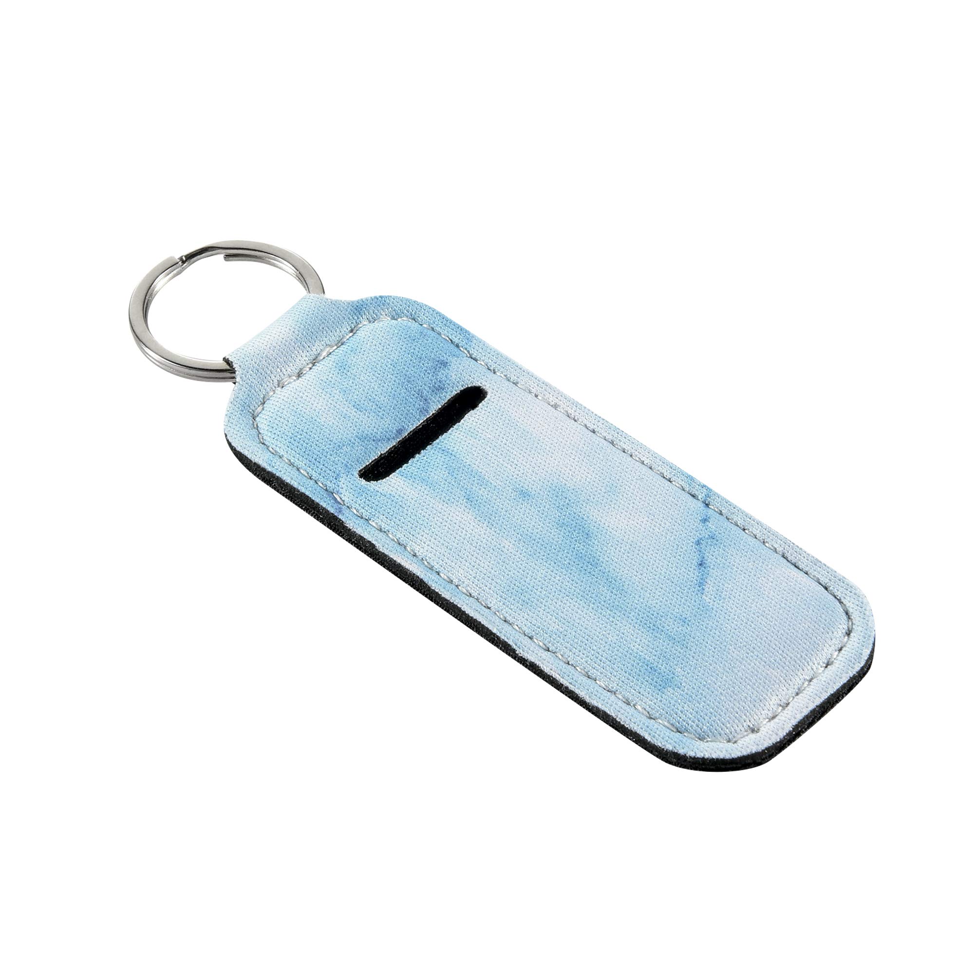 Beautyflier Clip-on Sleeve Chapstick Pouch Keychain Lipstick Holder Elastic Lip Balm Holder Travel Accessories