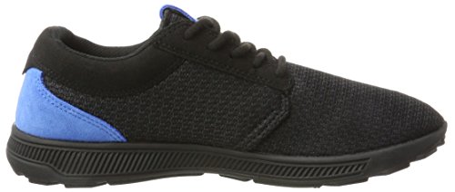 SUPRA Unisex-Adult Hammer Run Skate Shoe, Black-Royal, 10 Regular US