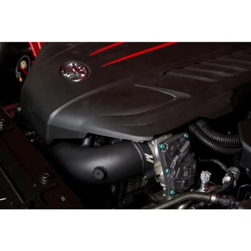 Mishimoto MMICP-SUP-20BK Performance Charge Pipe, Compatible With Toyota Supra GR 3.0L 2020+, Micro-Wrinkle Black