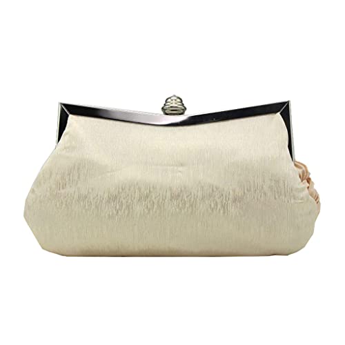 Kami-jia Weaving Diamante Crystal Prom Cocktail Party Wedding Engagement Evening Bag Purse Clutch Pouch 9.26' 1.18'