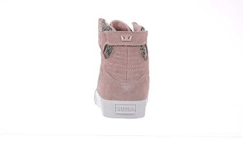 Supra Women's Elyse Walker Skytop Wedge, Pink/Brown/White, Medium / 9 B(M) US