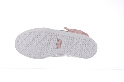 Supra Women's Elyse Walker Skytop Wedge, Pink/Brown/White, Medium / 9 B(M) US
