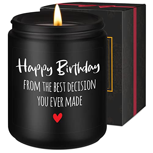 Fairy's Gift Manly Happy Birthday Candles for Husband, Boyfriend, Fiance - Hilarious Husband Birthday Gift Ideas - Funny Birthday Gifts for Husband from Wife, Boyfriend Birthday Gifts from Girlfriend