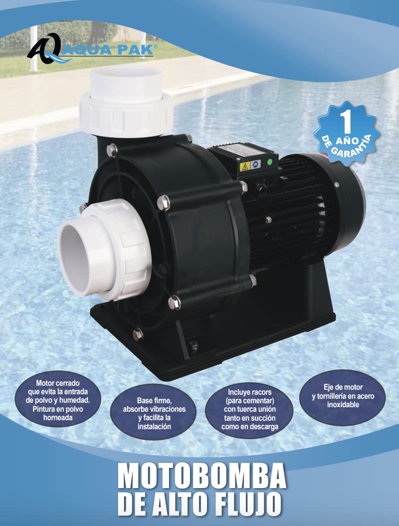 AQUAPAK SUPRA Series 4HP 3 Phase 230/460V SUPRA3-40-3234 Pool Pump For Swimming Pool