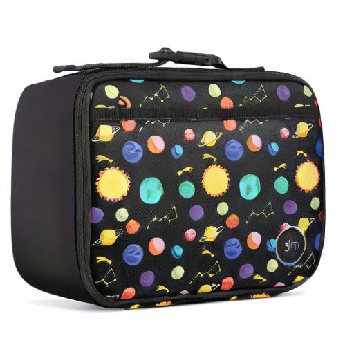 Simple Modern Kids Lunch Box for School | Reusable Insulated Lunch Bag for Toddler, Girl, and Boy | Meal Containers with Exterior & Interior Pockets | Hadley Collection | Solar System