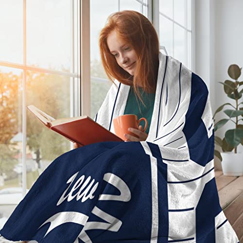 ANTKING New York Blanket Throw Blanket Custom Any Name and Any Number Gifts for Men Women Baby