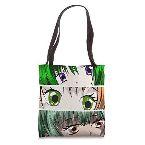 Kawaii Anime Girls Eyes Japanese Manga Otaku Anime Tote Bag