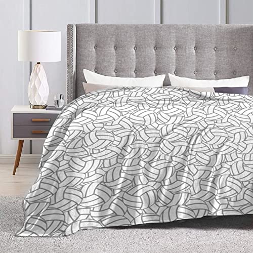 Volleyball Texture Throw Blanket All Year Round Light Weight Warm Super Soft Plush for Air-Conditioned Room Bedding Luxury Throw Blanket Blankets for Bedroom Living Rooms Sofa Couch
