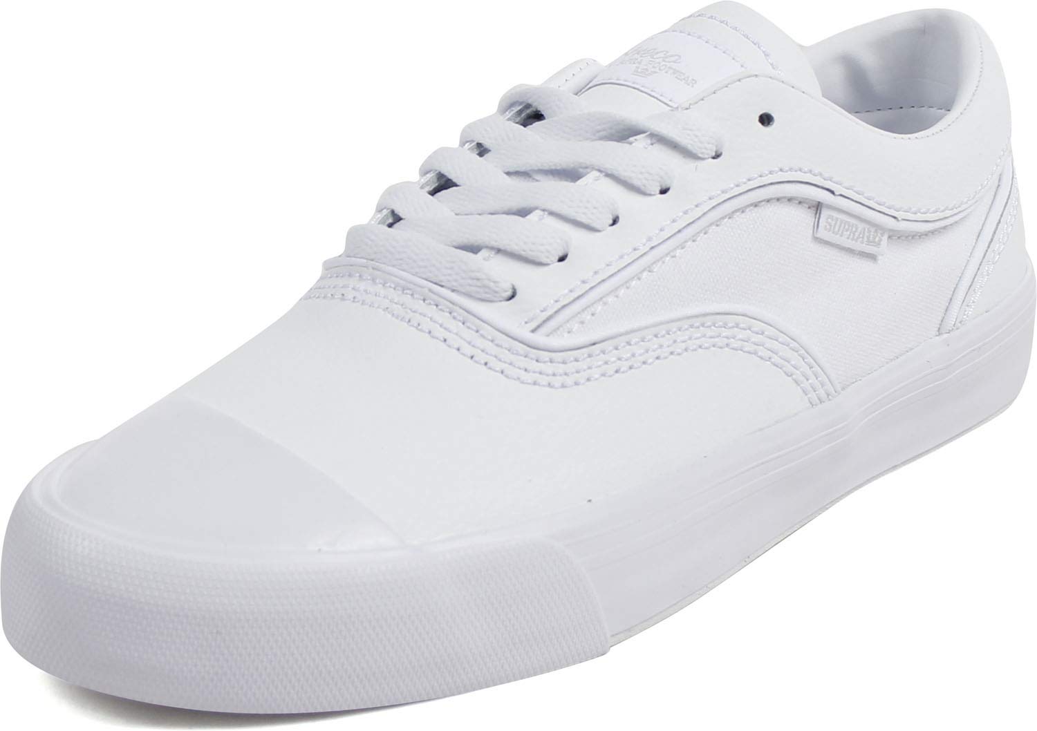 Supra Unisex Skateboarding Shoes, White White White M 101, 9.5 US Men