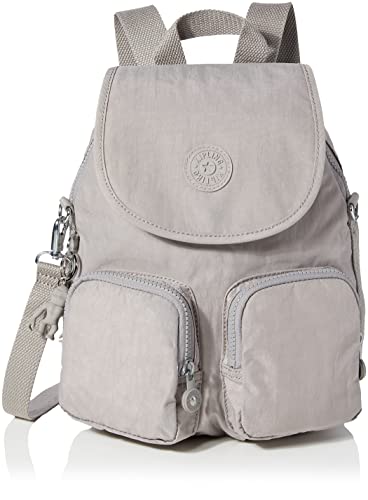 Kipling Women's Firefly Up, Grey Gris, 8.75''L x 12.25''H x 5.5''D