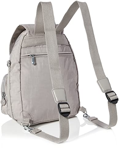 Kipling Women's Firefly Up, Grey Gris, 8.75''L x 12.25''H x 5.5''D