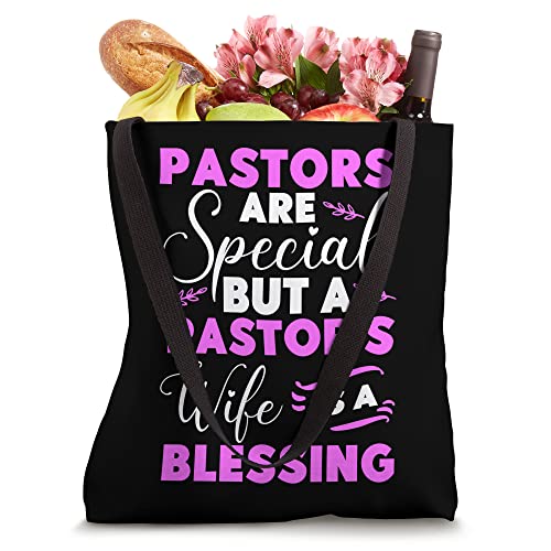 Funny Pastor Wife Appreciation Preacher Wife Christian Tote Bag
