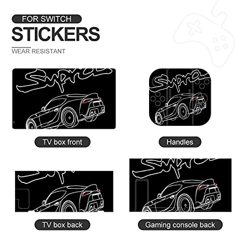 Supr-a GR--- The Skin of The Switch Controller-The Whole Body PVC Sticker Decal Covers The Skin of The Switch Controller-The Delicate Matte Texture restores The Feeling of Bare Metal