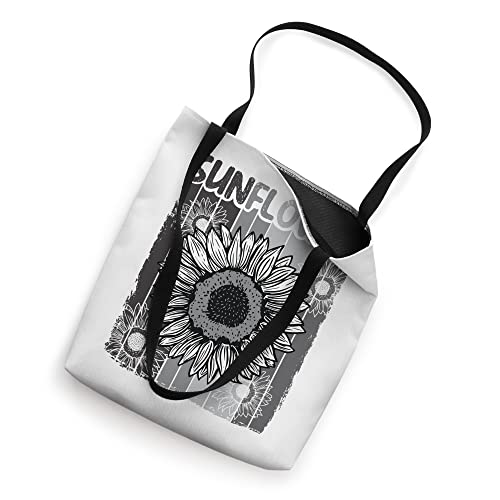 Funny Retro Sunflower For Men Women, Vintage Sunflower Tote Bag