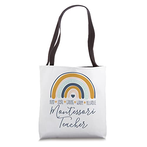 Montessori Squad Teacher Life Teaching Last First Day School Tote Bag