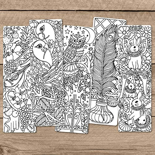 Re-Marks Shakespeare and Jane Austen Colormarks Gift Set - Includes 10 Coloring Bookmarks