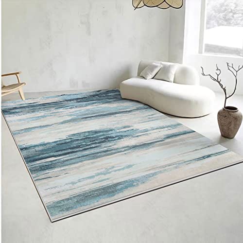 Cinknots Rugs Modern Soft Abstract Area Rugs for Living Room/Bedroom/Kitchen & Dining Room,Medium Pile Home Decor Carpet Floor Mat (Grey10, 6' 6" x 8' 2" Rectangular)