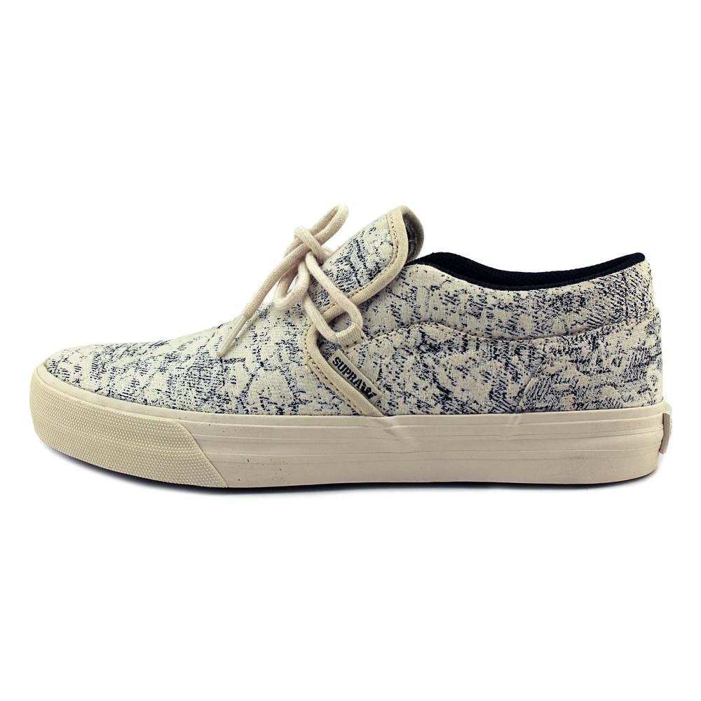 Supra Women's Cuba White/Black/Woven Athletic Shoe