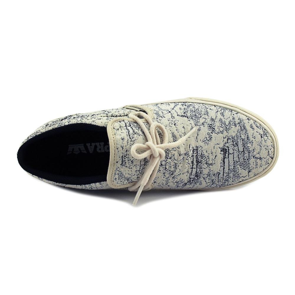 Supra Women's Cuba White/Black/Woven Athletic Shoe