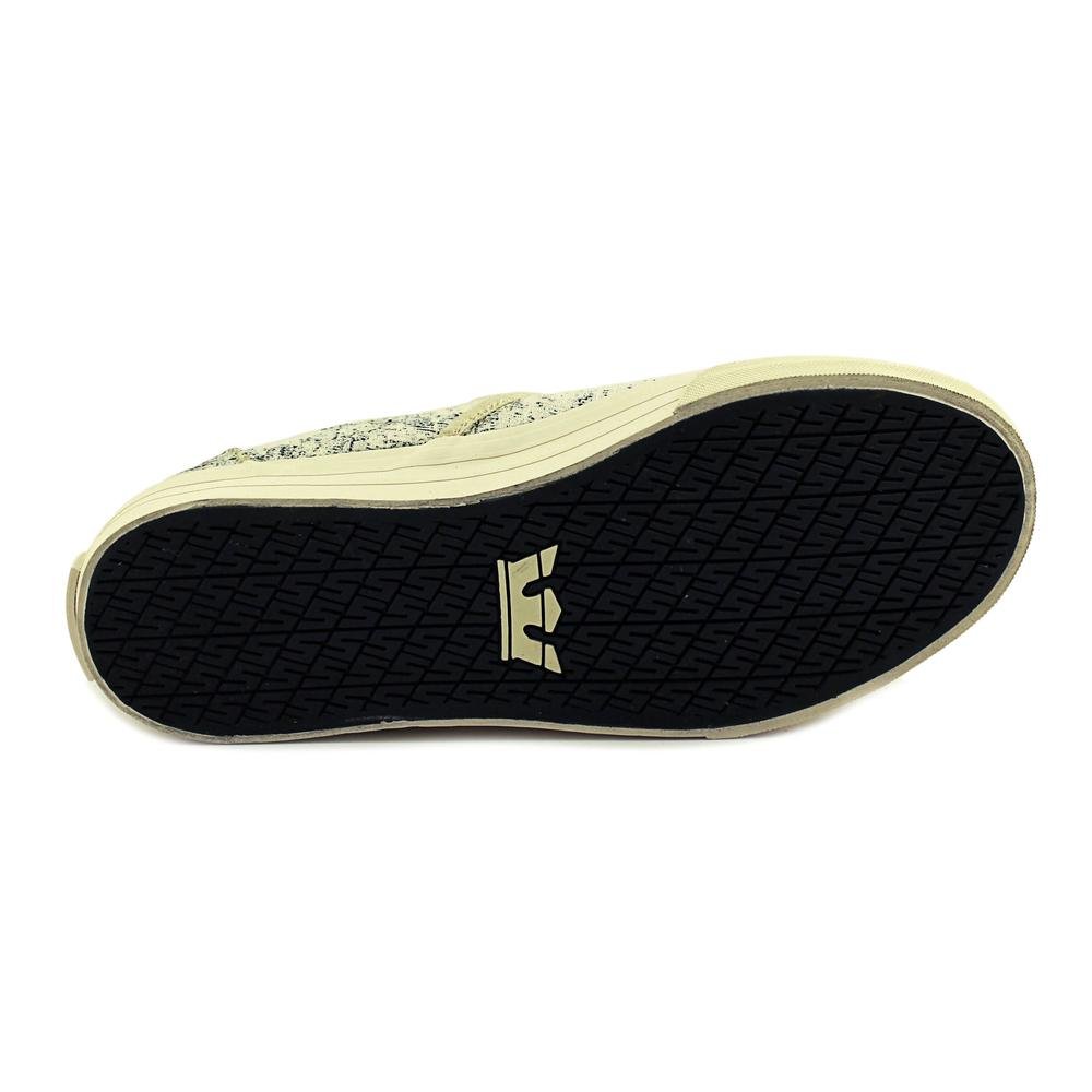 Supra Women's Cuba White/Black/Woven Athletic Shoe