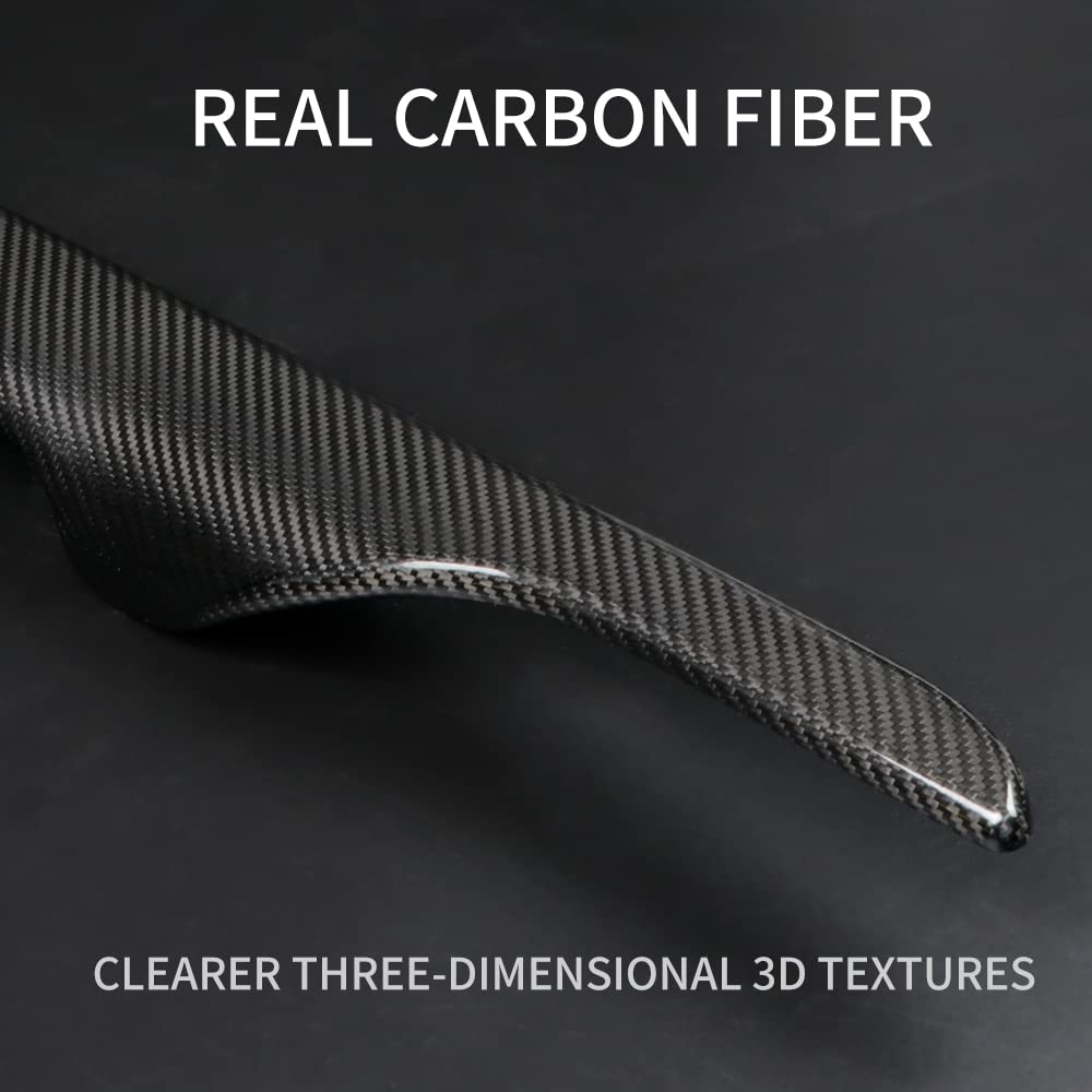 JSWAN Real Carbon Fiber Center Consoles Gear Shift Frame Side Cover Fit for Toyota Supra GR A90 MK5 Gear Shift Panel Trim Sticker Central Control Dashboard Cover