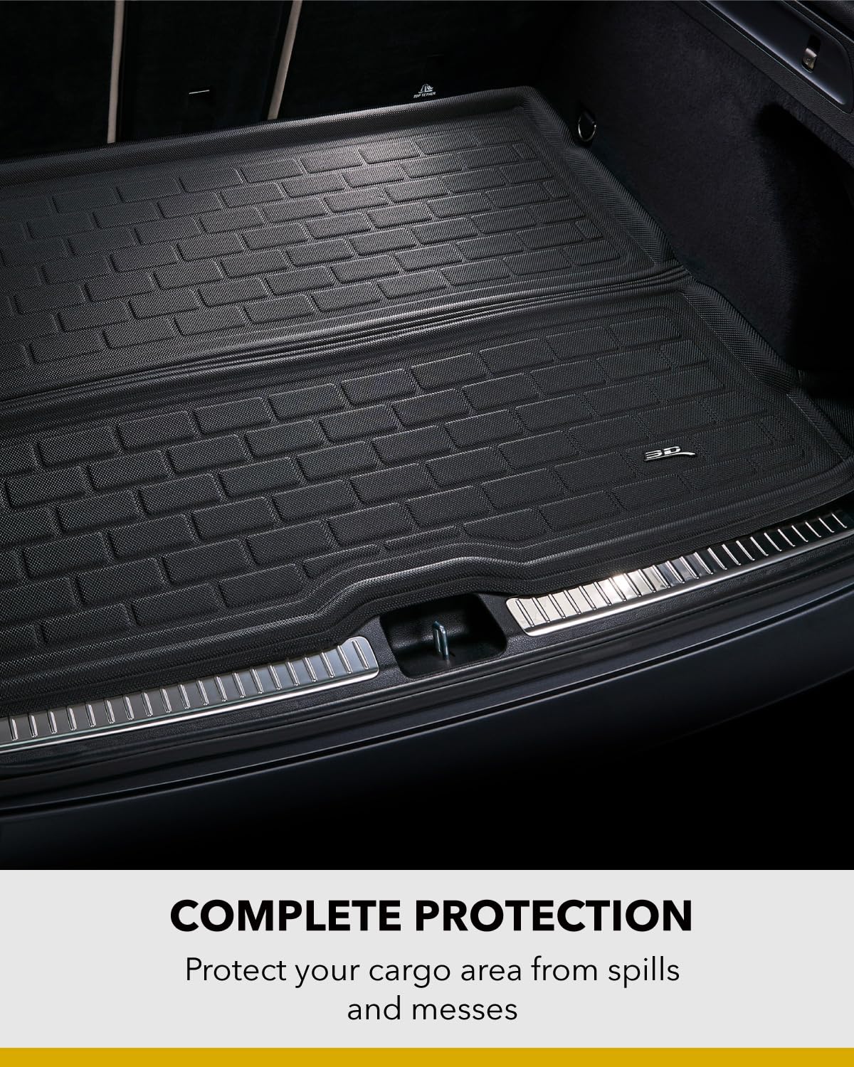 3D MAXpider Custom Fit Kagu Black Cross Fold Cargo Liner Compatible with Toyota Gr Supra 2020-2025 - Cargo Liner