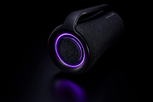 Sony SRS-XG500 X-Series Wireless Portable Bluetooth Boombox Party-Speaker with Big Powerful Sound, IP66 Water-resistant and Dustproof, 30 Hour-Battery, LED Ring Lighting, Speaker for Home and Outdoor