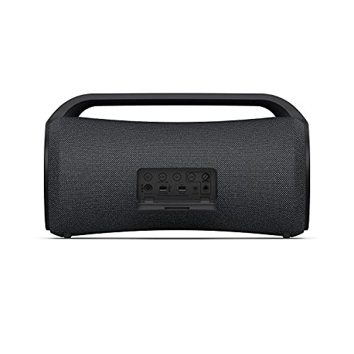 Sony SRS-XG500 X-Series Wireless Portable Bluetooth Boombox Party-Speaker with Big Powerful Sound, IP66 Water-resistant and Dustproof, 30 Hour-Battery, LED Ring Lighting, Speaker for Home and Outdoor