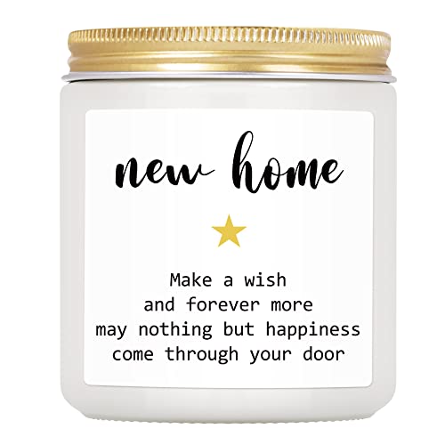 Housewarming Gifts, Housewarming Gifts for New Home, House - New Home Gifts for Home, Housewarming Gifts for Women, Men - Moving Away Gifts, Mothers Day Gifts, 7 oz Lavender Scented Candle