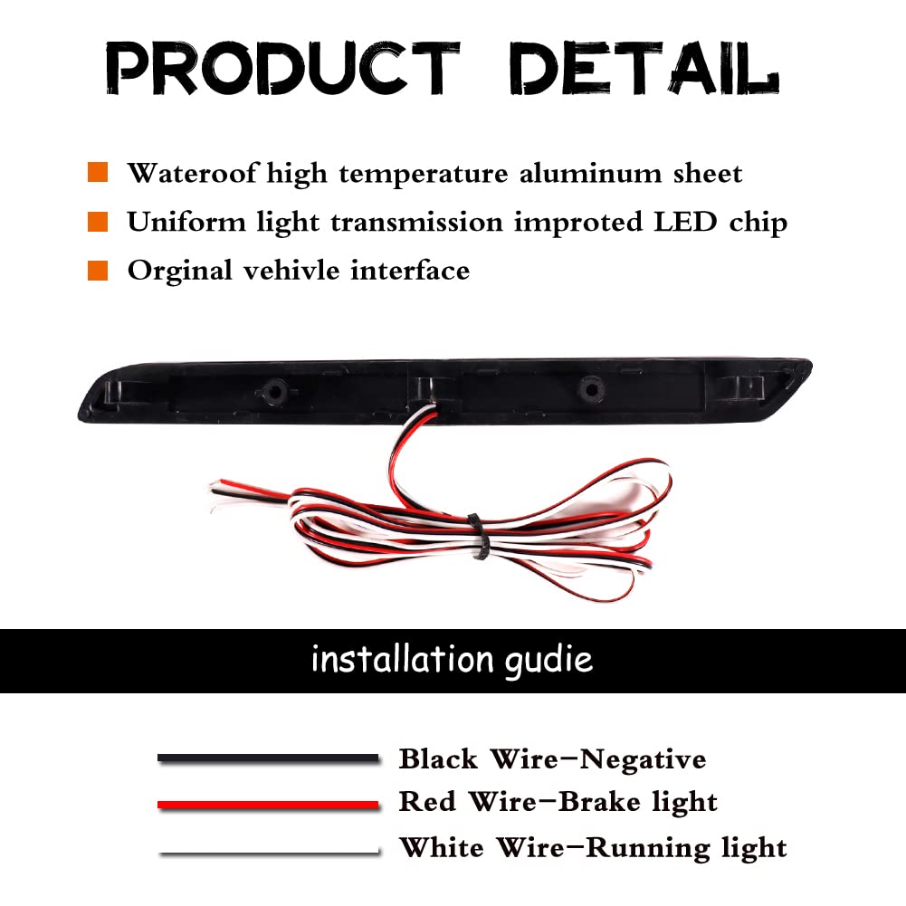 ADIIL 2PCS Smoked Lens Red LED Rear Fog Light Bumper Reflectors Brake Tail Lamps For 2020 2021 2022 Toyota GR Supra
