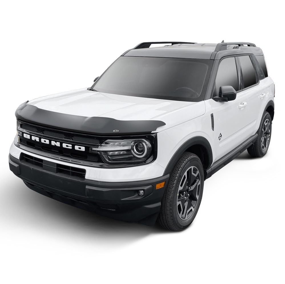 Auto Ventshade [AVS] Bugflector II / Hood Shield | High Profile | Smoke Color, 1 pc. | 25016 | Fits 2008 - 2013 Ford Econoline Vans, 2008 - 2023 Ford E-450 Super Duty