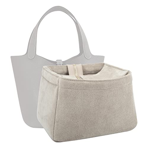 LIZHYY Purse Organizer Insert, Handbag & Tote Organizer, Bag in Bag, Perfect for Hermes Picotin 18 22 Insert Organizer (Picotin 18)