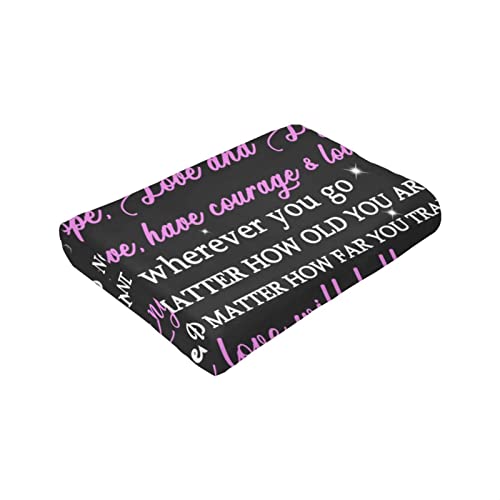 to My Granddaughter Blanket from Grandmom Throw Blankets Throws for Christmas Birthday Gifts 50X60 Inch