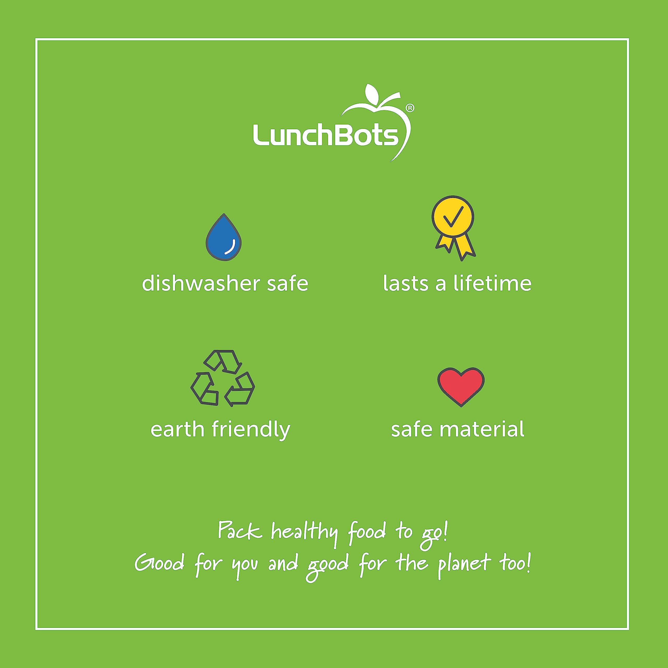 LunchBots Build -a- Bento Lunch Box, Silicone Bento Box for Kids, Multi-Compartment Lunch Container, Oven & Dishwasher Safe, BPA Free, 28 oz - Yellow
