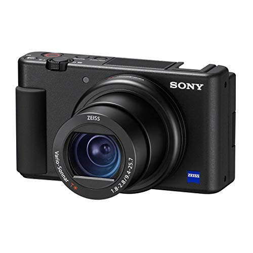 Sony ZV-1 Digital Camera with Vlogger Accessory Kit (4 Items)