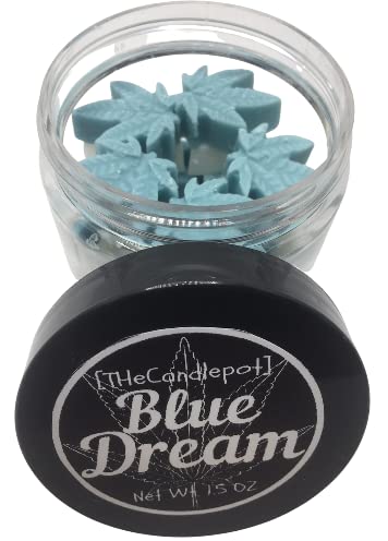 Blue Dream Blueberry & Cashmere Scented Potleaf Shaped Wax Melts 420 Stoner Gifts