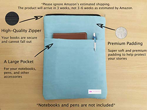 Pineapple Book Sleeve - Book Cover for Hardcover and Paperback - Book Lover Gift - Notebooks and Pens Not Included