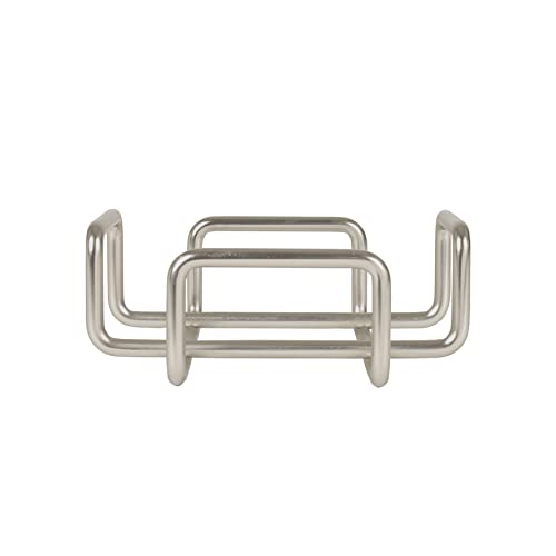 Spectrum Diversified Euro Square Coaster Holder for Kitchen Organization Small